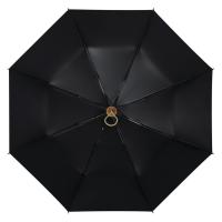 China Wood Handle Three-fold Umbrella for Women Auto Open/Close Three-fold Design Style for sale