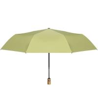 China Wood Handle Three-fold Umbrella for Women Auto Open/Close Three-fold Design Style for sale