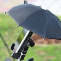 China Metal Frame Manual Control Mini Umbrella for Car Mobile Phone Sunscreen and Waterproof for sale