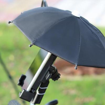 China Metal Frame Manual Control Mini Umbrella for Car Mobile Phone Sunscreen and Waterproof for sale