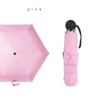 China Pongee Panel Triple Fold Umbrella for Sun Protection and Advertising Customization for sale