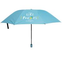 China 21Inches*8k Sun Umbrella Three Folding Creative Cartoon Vinyl Gift Umbrella Free Shipping for sale