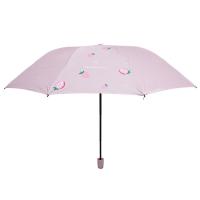 China 21Inches*8k Sun Umbrella Three Folding Creative Cartoon Vinyl Gift Umbrella Free Shipping for sale