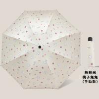 China Travel Umbrella for Women Dual Purpose Folding Sunshade UV Advertising Umbrella Logo for sale