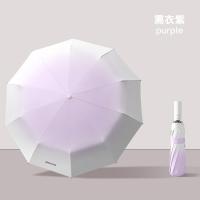 China 210T Nylon Fabric 10-bone automatic umbrella perfect for sunblock and UV resistance for sale