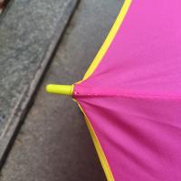 China Direct Semi-automatic Long Handle Golf Umbrella with Contemporary Color Fiber Design for sale