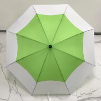 China Promotion Gift Sunny and Rainy Umbrella 27 Inch Golf Auto Open with Double Color Logo for sale