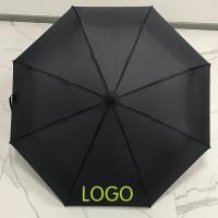 China All in 1 21 Inch Three-Fold Folding Umbrella and Fiber Activity Gift Set for Advertising for sale