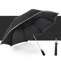 China Back to School Stylish 2fold Fiberglass Umbrella for Business Men Color Changing Frame for sale