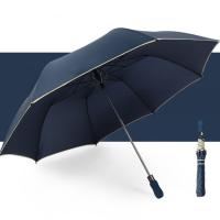 China Back to School Stylish 2fold Fiberglass Umbrella for Business Men Color Changing Frame for sale