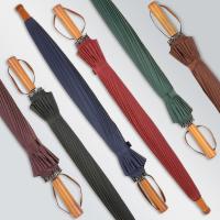 China 24 Rib Wooden Handle Business Umbrella for Customized Advertisement for sale