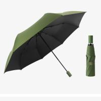 China 97cm Open Diameter Vinyl Coating Umbrella with 8 Fiberglass Ribs and UV Protection for sale