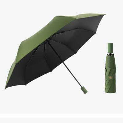 China 97cm Open Diameter Vinyl Coating Umbrella with 8 Fiberglass Ribs and UV Protection for sale