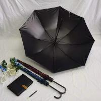 China 190T Pongee Fabric Plaid Texture Umbrella for Rainy Days and Business Advertising for sale