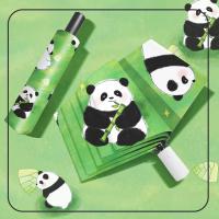 China Fully-automatic Panda Design Umbrella for Children and Adults 3 Fold Auto Open Waterproof for sale