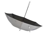 China Semi-automatic 27inch 8k Golf Umbrella for Rain Waterproof Titanium Silver Umbrella for sale
