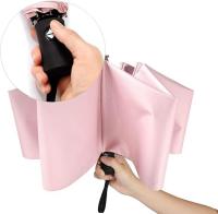 China Modern Design Style Promos Logo 3 Fold Automatic Umbrella with 8 Fiberglass Ribs for sale