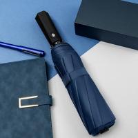 China 190T Pongee Fabric Clear Umbrella with 10 Bone Automatic Folding and Vinyl Sunshade for sale