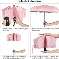 China Umbrella Product 3 Folding 210T Polyester with ABS Plastic Handle and Waterproof Design for sale