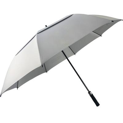 China Extra large 30inch straight golf umbrella with windproof design and 210T Pongee fabric for sale