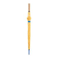 China Dual Used Windproof Umbrella with Metal Shaft and Customized Logo Printed Cork Handle for sale