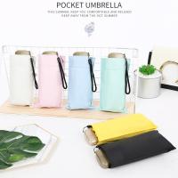 China Plastic Handle Pocket Umbrella for Lightweight and Convenient Design for sale