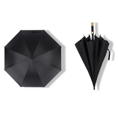 China Customized Logo Print Rolls-Royce Handle 27inch*8K Golf Umbrella Windproof Dual Used for sale