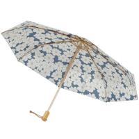 China Unique Three Fold Sun and Rain Protection Umbrella with Silver Titanium Rubber Design for sale