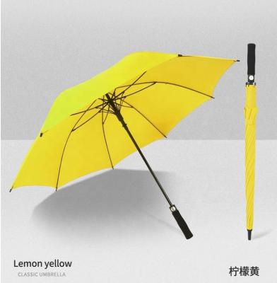 China Customized Printing Logo Golf Straight Umbrella for Adults 30inch*8K Windproof Design for sale