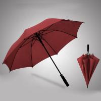 China Customized Printing Logo Golf Straight Umbrella for Adults 30inch*8K Windproof Design for sale