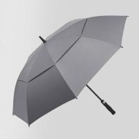 China 190T Pongee Fabric Double Layer Golf Umbrella for Big and Long Coverage on Rainy Days for sale