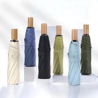 China Girls' Favorite Personalized Logo Printed Wood Handle Umbrella for Advertising or Gifts for sale