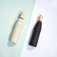 China Girls' Favorite Personalized Logo Printed Wood Handle Umbrella for Advertising or Gifts for sale