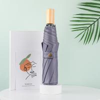 China Girls' Favorite Personalized Logo Printed Wood Handle Umbrella for Advertising or Gifts for sale