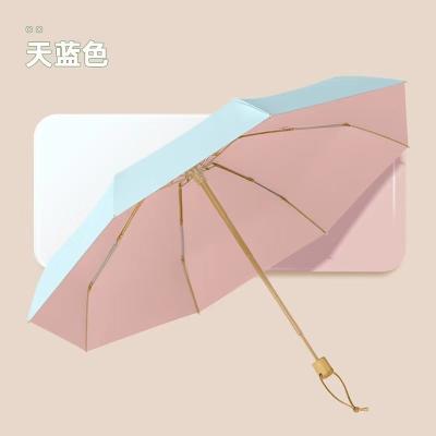 China Adults' Colorful Ultra Light Pocket Umbrella with Custom Logo Printed and Steel Frame for sale