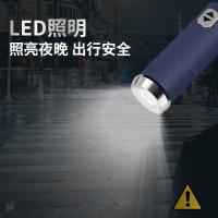 China Travel Advertising Custom Logo Print LED Umbrella with Auto Open Minimalist Design for sale