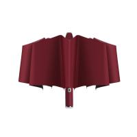 China 190T Pongee Fabric UV Black Coated Fashionable Triple Fold Umbrella with Custom Logo for sale