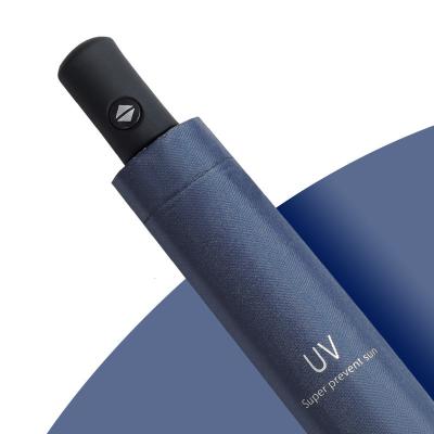 China 3 Folding Umbrella with Custom Logo Printed and Anti UV Waterproof Shaft Material for sale