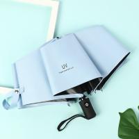 China 3 Folding Umbrella with Custom Logo Printed and Anti UV Waterproof Shaft Material for sale