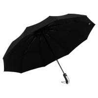 China Fully-automatic Triple Foldable Auto Open Umbrella with Customized Sunshade Pattern for sale
