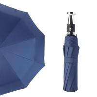 China Custom Logo Printed Dual- Umbrella and Anti-UV/Rain Protection with Black Metal Shaft for sale