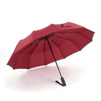 China Travel Occasion 3 Folding Umbrella with Customized Logo Anti-UV Paraguas 12k 23inch for sale