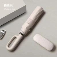 China Adults Travel Essential Unique Design Automatic 3 Foldable Umbrella with UV Block for sale