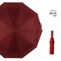 China Rubber Coated Handle 3 Folding Auto Open Anti UV Waterproof Umbrella for Advertising for sale