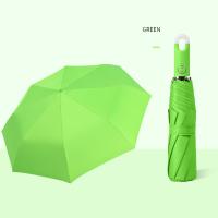 China Lock Buckle Handle Umbrella for Adults Personalized Logo Printed Automatic 3 Fold for sale