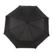 China Adults 3 Fold LED Flashlight Handle Umbrella with Reflective Strip and Windproof Cover for sale