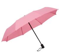 China Three-folding Umbrella 3 Folding Polyester Pongee Travel Windproof Umbrella for Gifts for sale