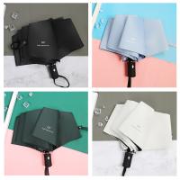 China Chinese 's Travel Paraguas Three-folding Umbrella with Custom Logo Print and UV Protection for sale