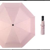 China Chinese 's Travel Paraguas Three-folding Umbrella with Custom Logo Print and UV Protection for sale