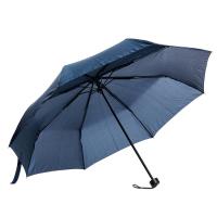 China 8k Anti UV Waterproof Three Folding Umbrella with Manual Control Plastic Handle Pongee Panel Material for sale